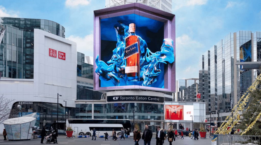 Toronto Billboard Displays Join the 3D Anamorphic Trend - Go2 Productions